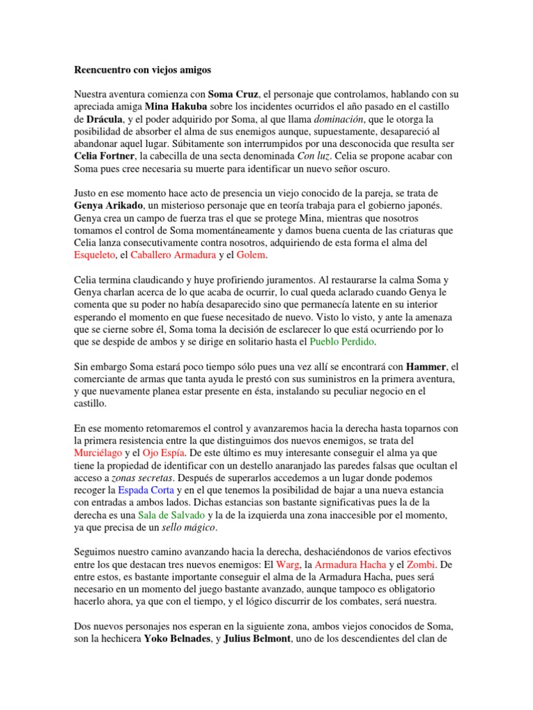 Castlevania Dawn of Sorrow | PDF | Naturaleza