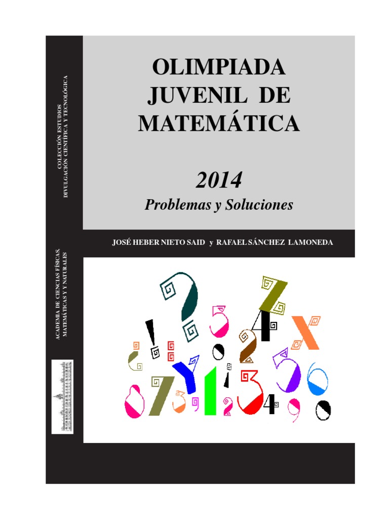 Olimpiada Matematicas 2014 Version Final Pdf Pdf Prueba Evaluación