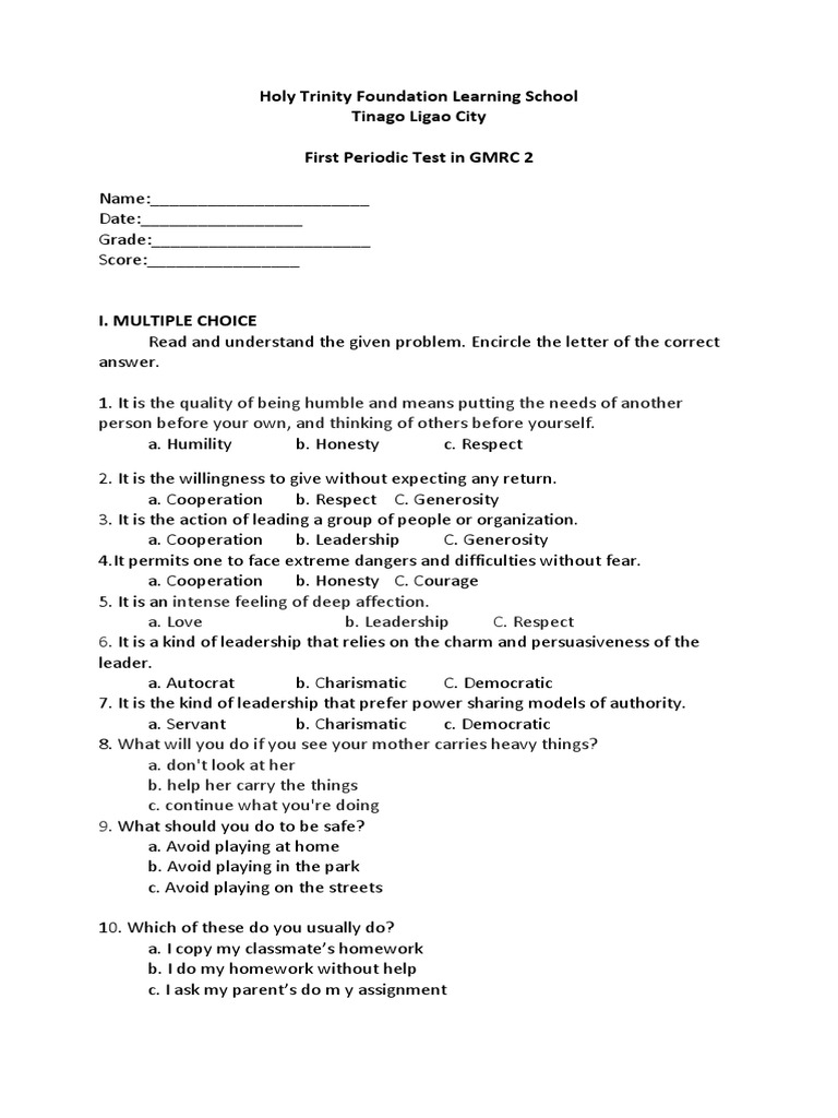 GMRC 2 | PDF | Leadership