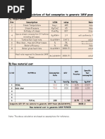 MTOE Calculation: Energy Conservation Table and Sample Calculation For ...