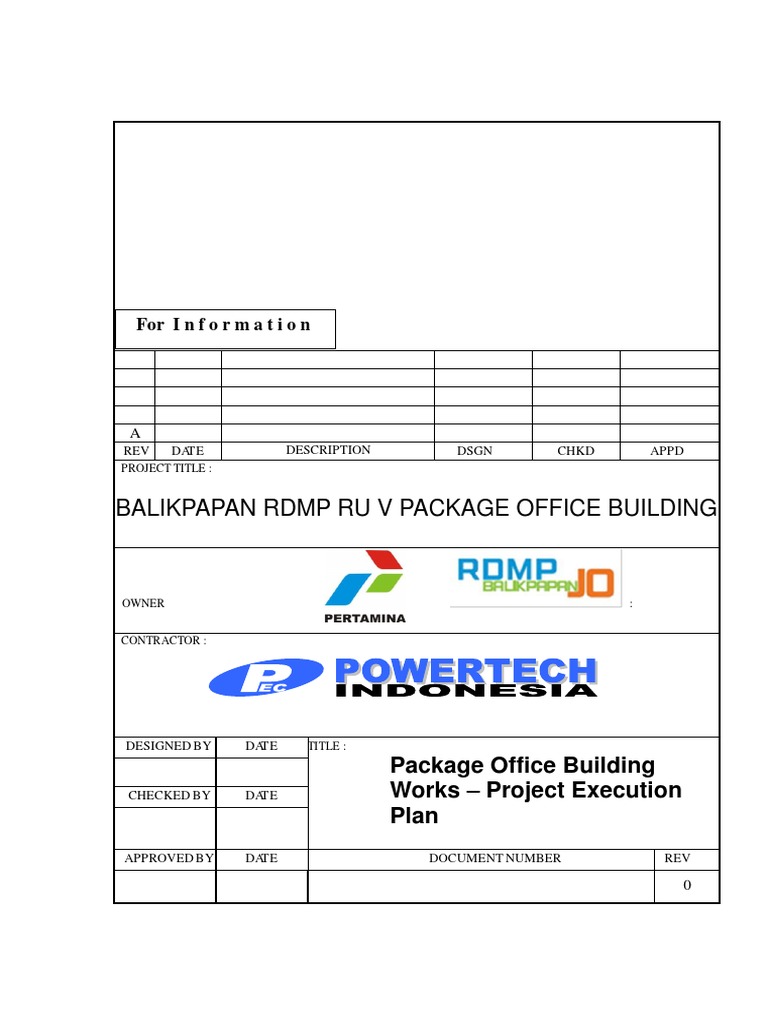 Appendix 4 - Method Statement (Project Execution Plan) For Building Works | PDF | Project ...
