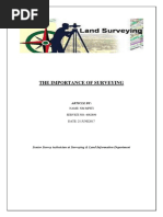 Topographic Survey Report (Complete) | PDF | Surveying | Controlled ...