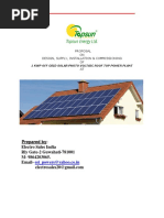 BOQ For Supply of Solar System PDF | PDF | Alternating Current | Equipment
