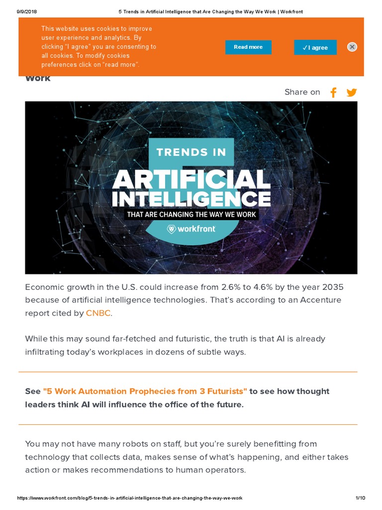 5 Trends in Artificial Intelligence That Are Changing The Way We Work ...