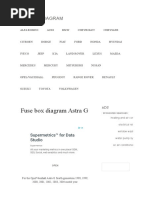 Opel Corsa B Fuse Box & Relay Guide | PDF | Headlamp | Opel
