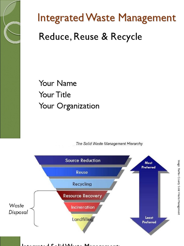 Integrated Waste Management: Reduce, Reuse & Recycle | PDF | Waste ...