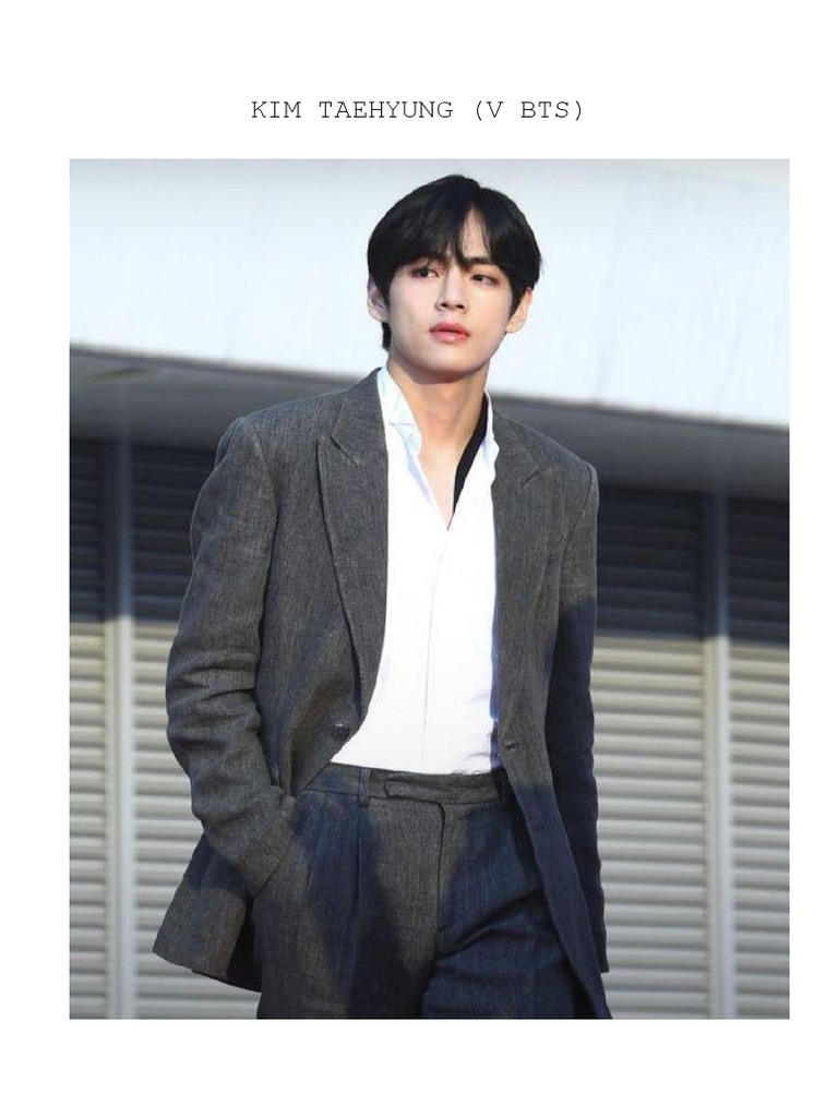 Kim Taehyung (V BTS) | PDF