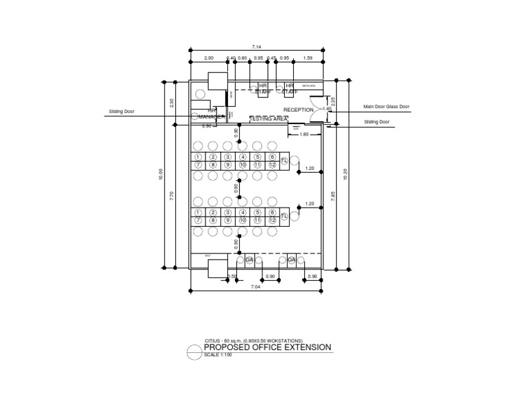Call Center Office Layout Plan | PDF | Architectural Elements ...