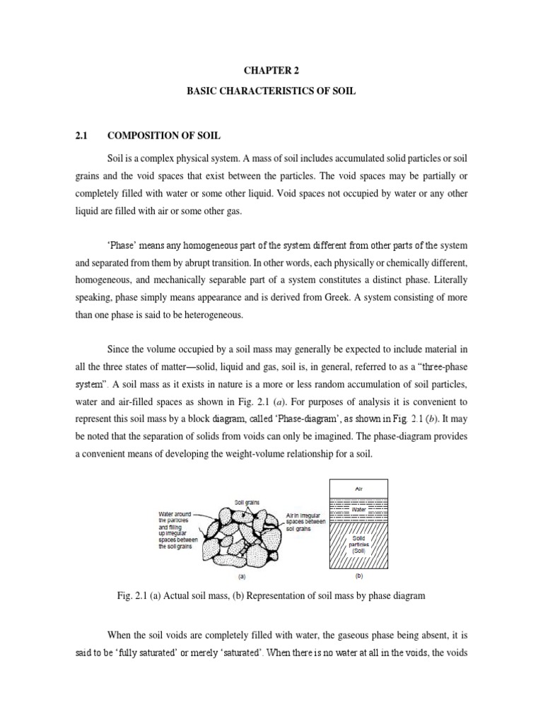 Basic Characteristics of Soil | PDF | Particle Size Distribution | Soil
