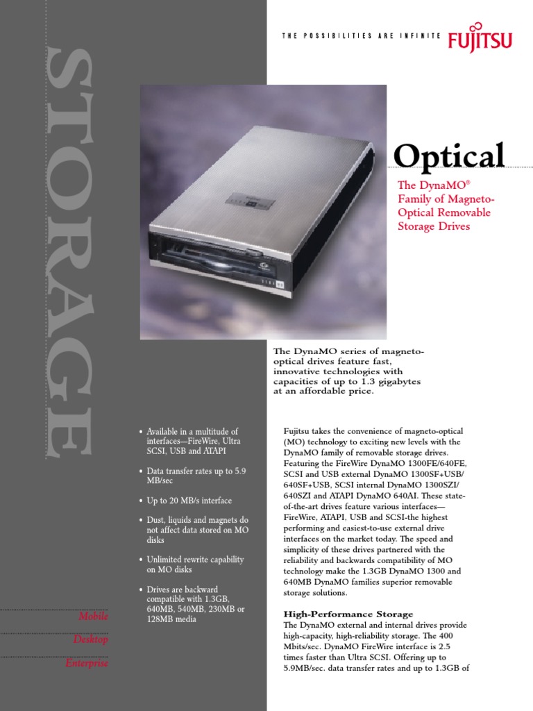 Dynamo 640 1300fe Datasheet | PDF | Floppy Disk | Computer Data Storage
