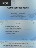 DPWH Standards - Flood Control Plans | PDF
