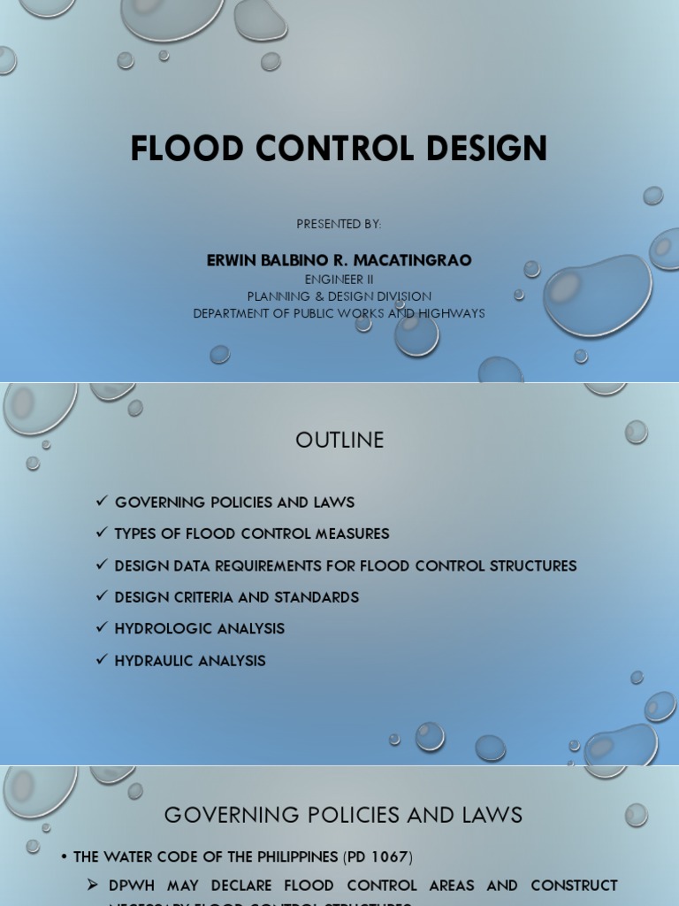 Flood Control Design2 | Drainage Basin | Flood