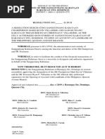 Aip Resolution Sample Format | PDF | Philippines | Government