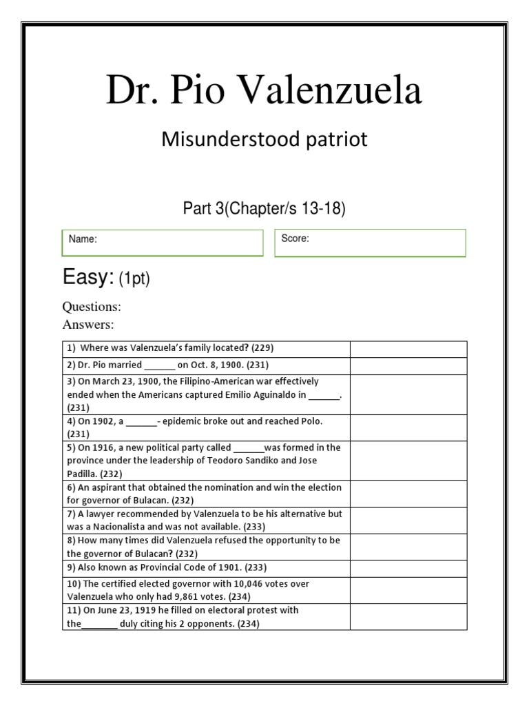 The Misunderstood Patriot: Pio Valenzuela | PDF | Philippines | Government
