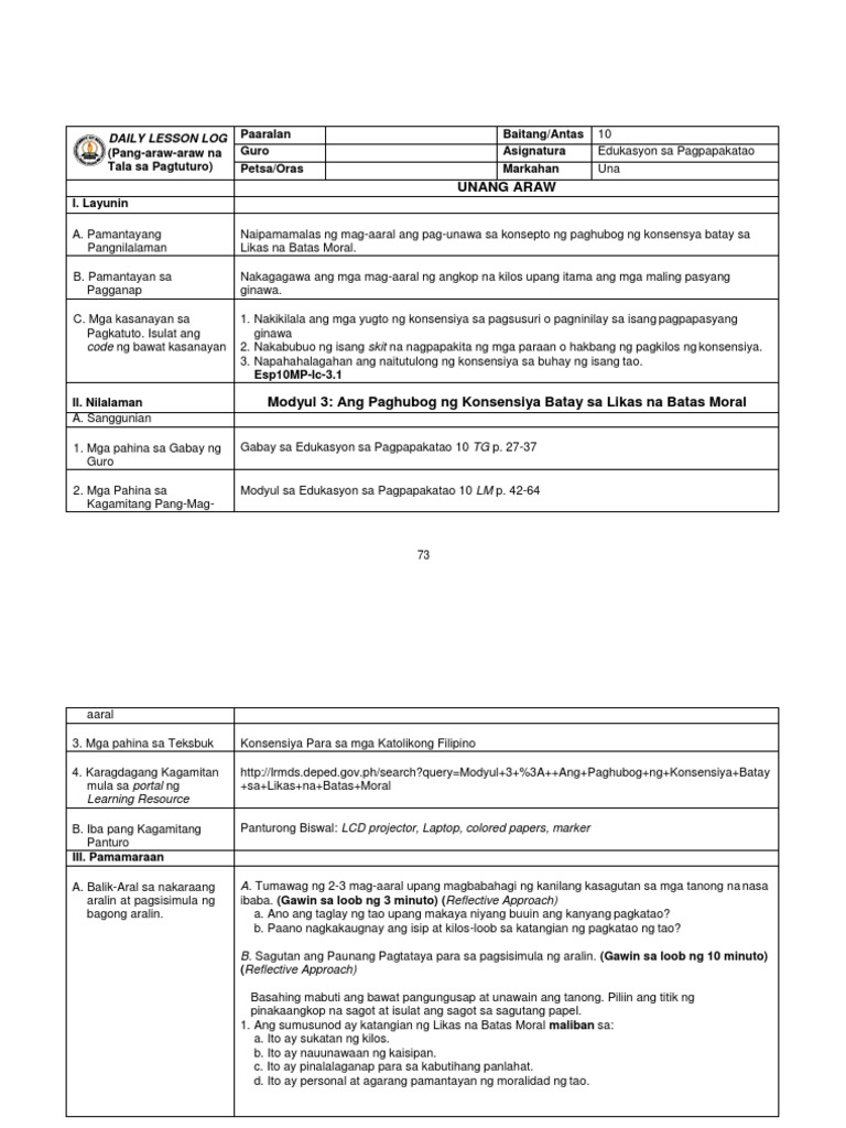 Esp 10 Module 3 | PDF