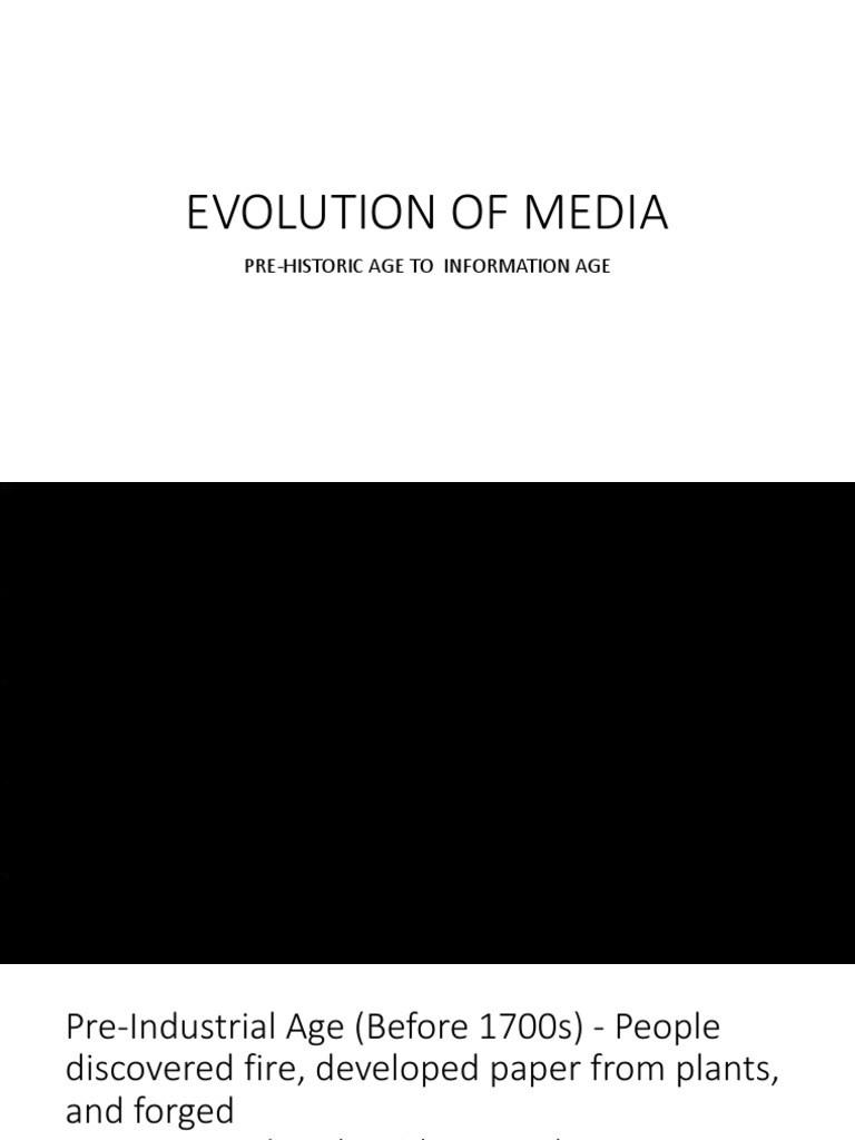 Media Evolution Timeline: Ages Explained | PDF