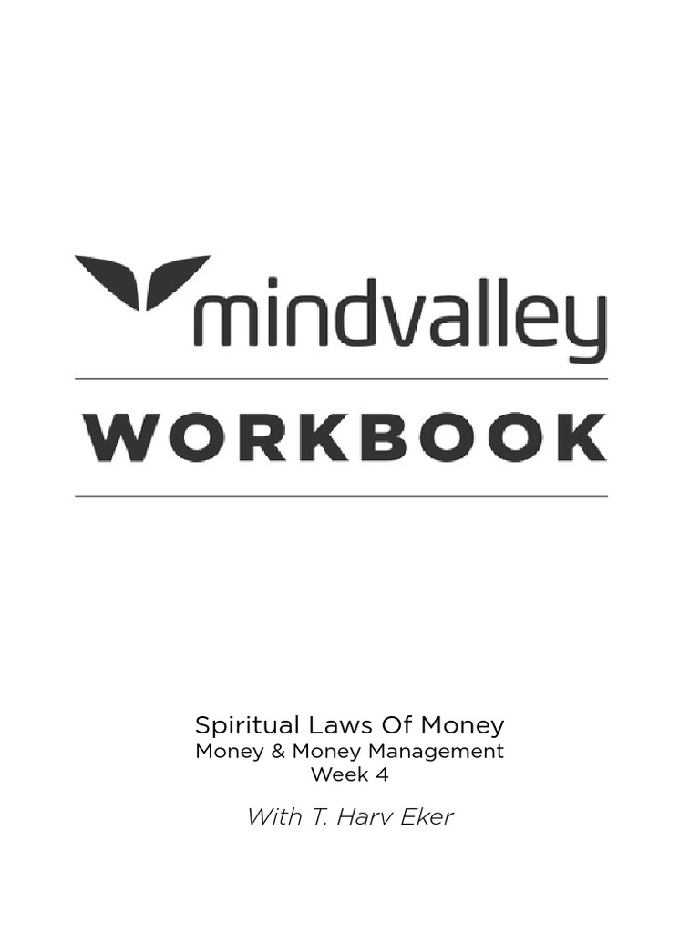 Module 4 Workbook - Money & Money Management Harv Eker | PDF | Money | Debt