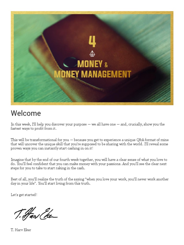 Module 4 - Money & Money Management PDF | PDF | Business