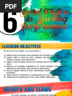 Sports Psych - Carron's Model | PDF | Leadership | Group Cohesiveness