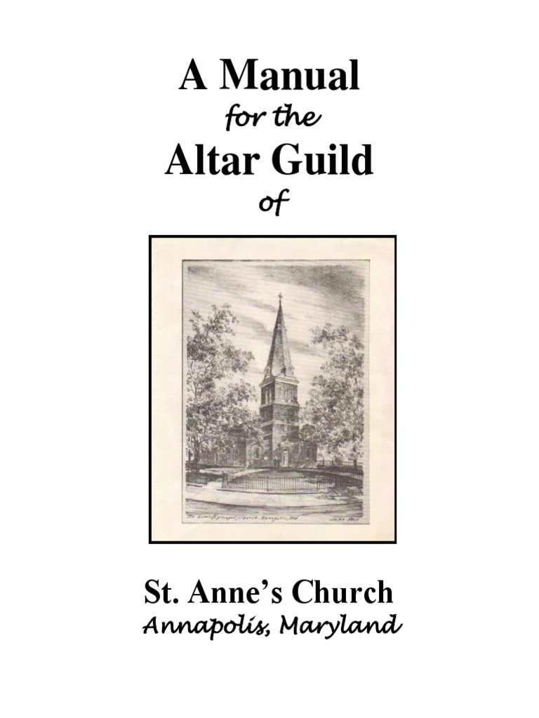 A Manual For The Altar Guild | PDF | Altar | Pentecost