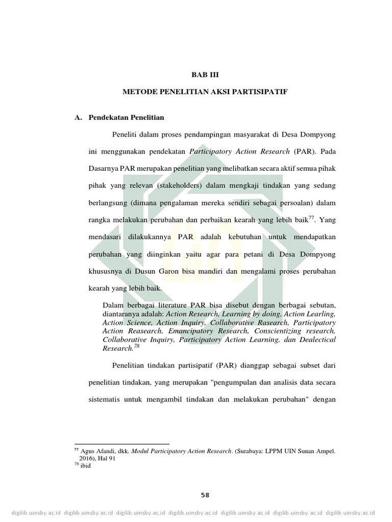 Bab 3 Contoh PAR PDF | PDF