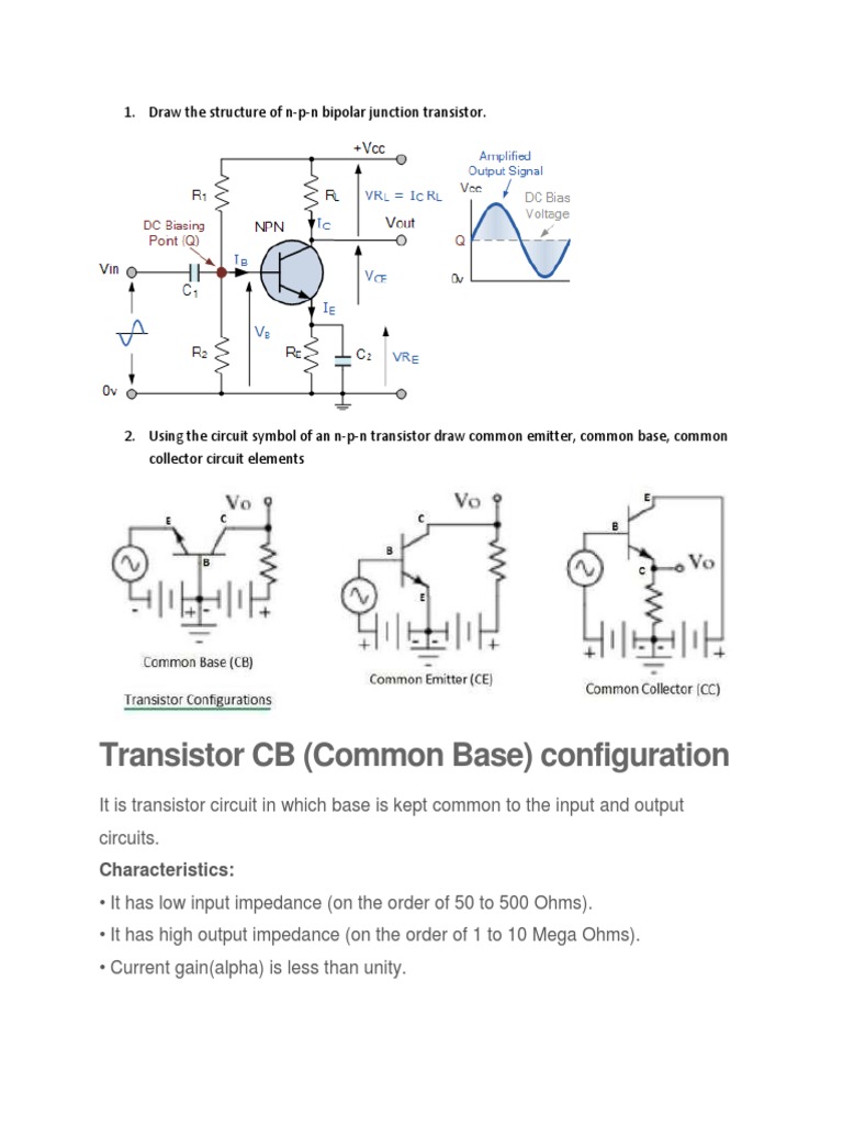 DE Questions | PDF | Field Effect Transistor | Amplifier