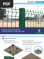 Manual de Instalacion de Malla Ciclonica | PDF | Tornillo | Hormigón