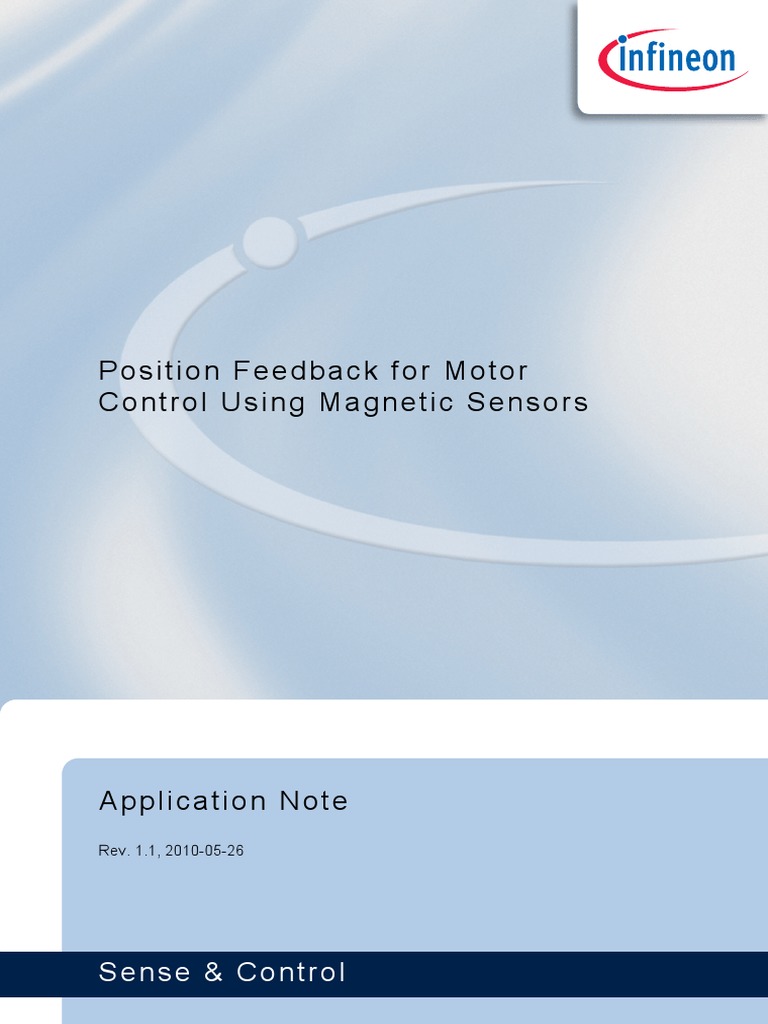Position Feedback For Motor Control Using Magnetic Sensor | PDF ...
