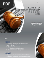 Kode Etik Kedokteran Indonesia - MKEK IDI | PDF
