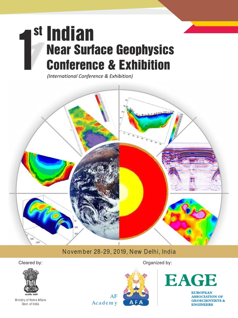 1st Indian Near Surface Geophysics Brochure | PDF | Geophysics | Geology