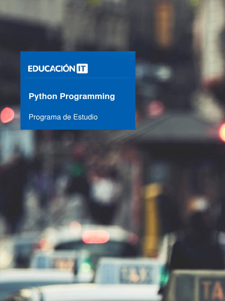 Curso de Programacion en Python PDF | PDF | Software multiplataforma ...