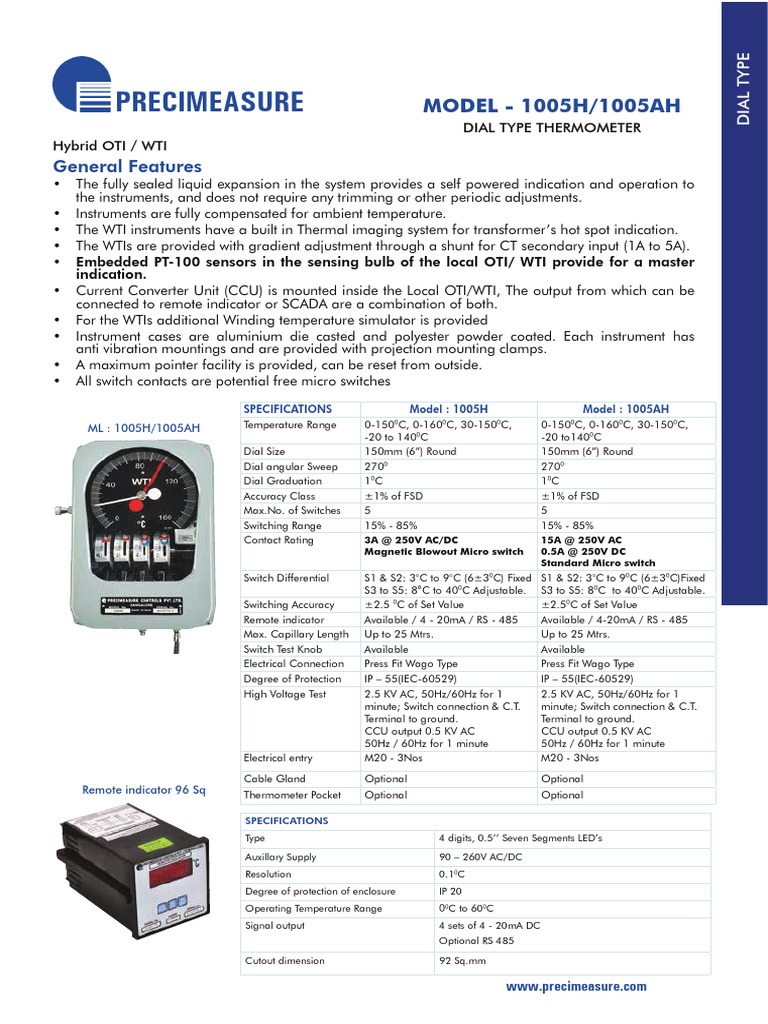 Precimeasure Catalogue | PDF | Electricity | Electronics