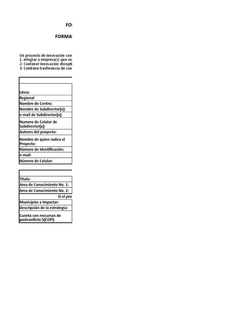 Formatos de Proyectos SENNOVA Andrea-Nestor | PDF | Riego | Gestión de ...