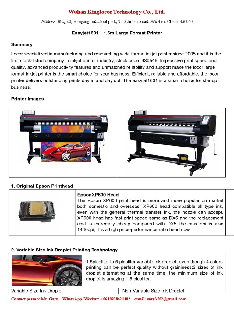 Plotter de Impresion | PDF | Printer (Computing) | Printing