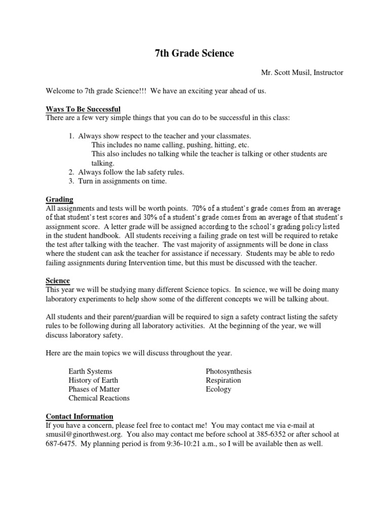 7th Syllabus 2019 | PDF