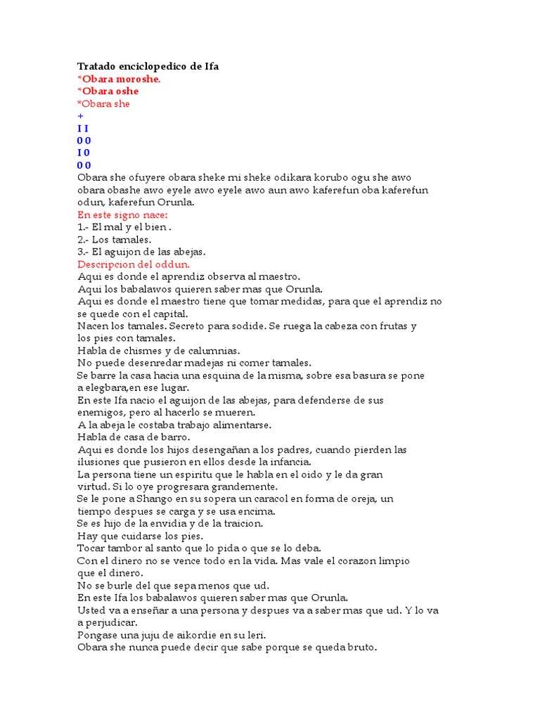Obara She | Descargar gratis PDF | Santeria | Religión étnica Obara She | Descargar gratis PDF | Santeria | Religión étnica