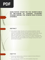What Is Gas Strand | PDF | Liberal Arts Education | Career & Growth
