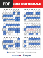 2024 Printable Schedule Lad | PDF