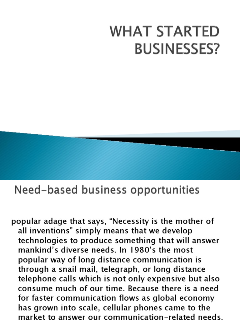 What Makes A Successful Business | PDF | Entrepreneurship | Business