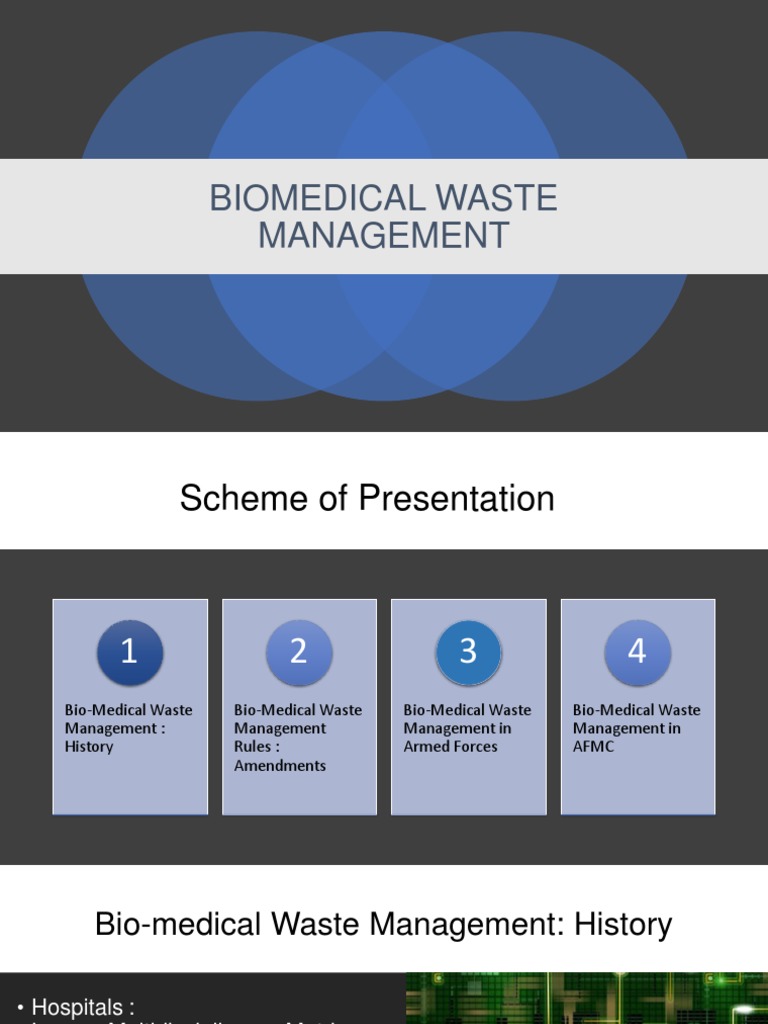 Biomedical Waste Management Overview | PDF | Waste | Health Sciences