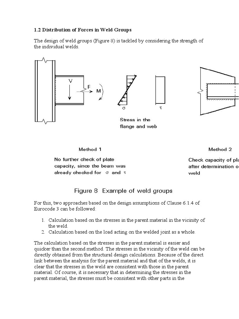 Distribution of Forces in Weld Groups | PDF | Strength Of Materials ...
