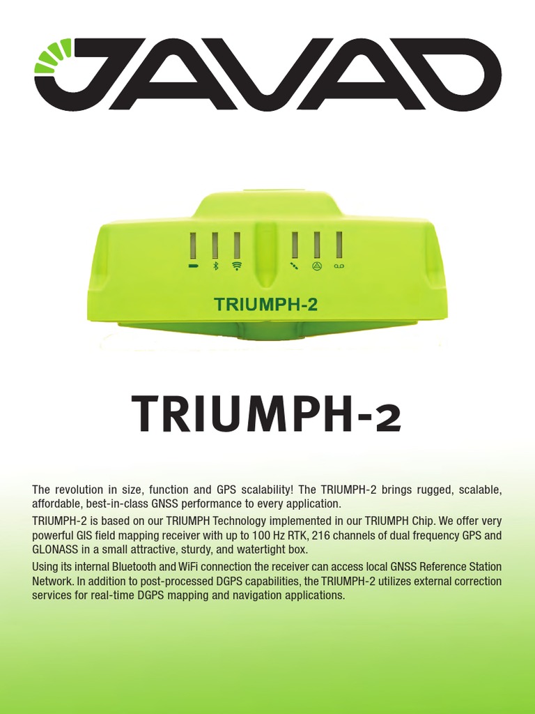 GPS Triumph-2 Javad PDF | PDF | Global Positioning System ...