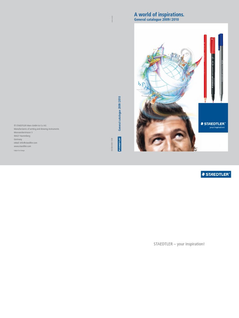 Staedtler Catalogue 2009-2010 | PDF | Pencil | Writing Implements