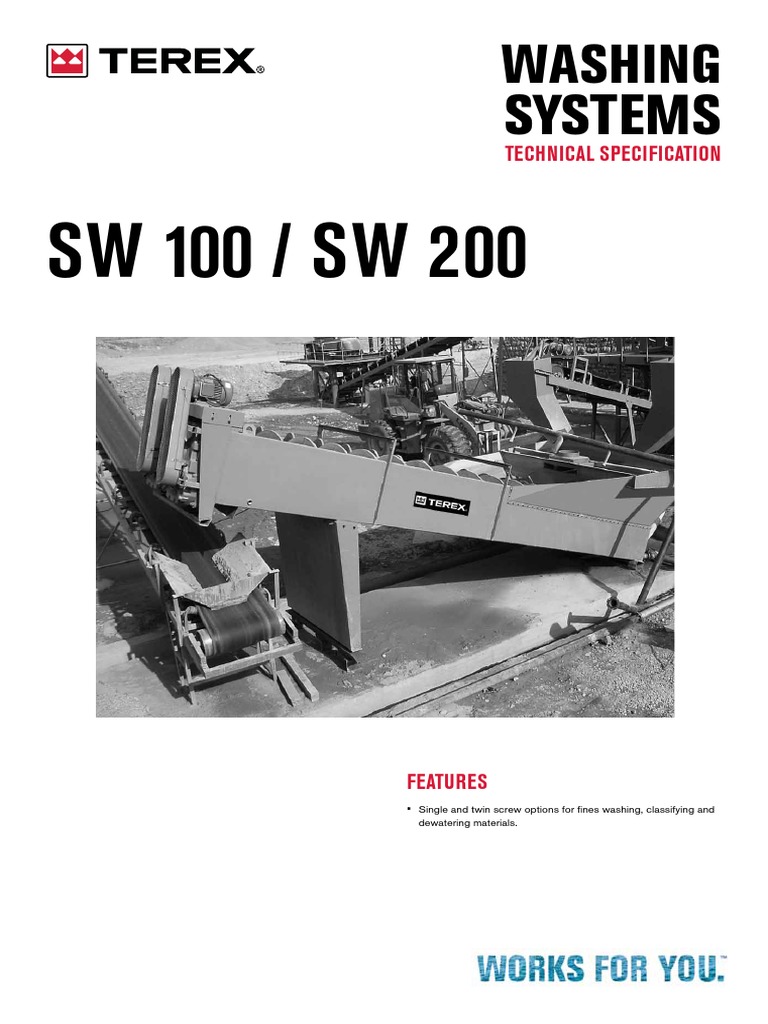 sw100 200 | PDF | Washing Machine | Mechanical Engineering