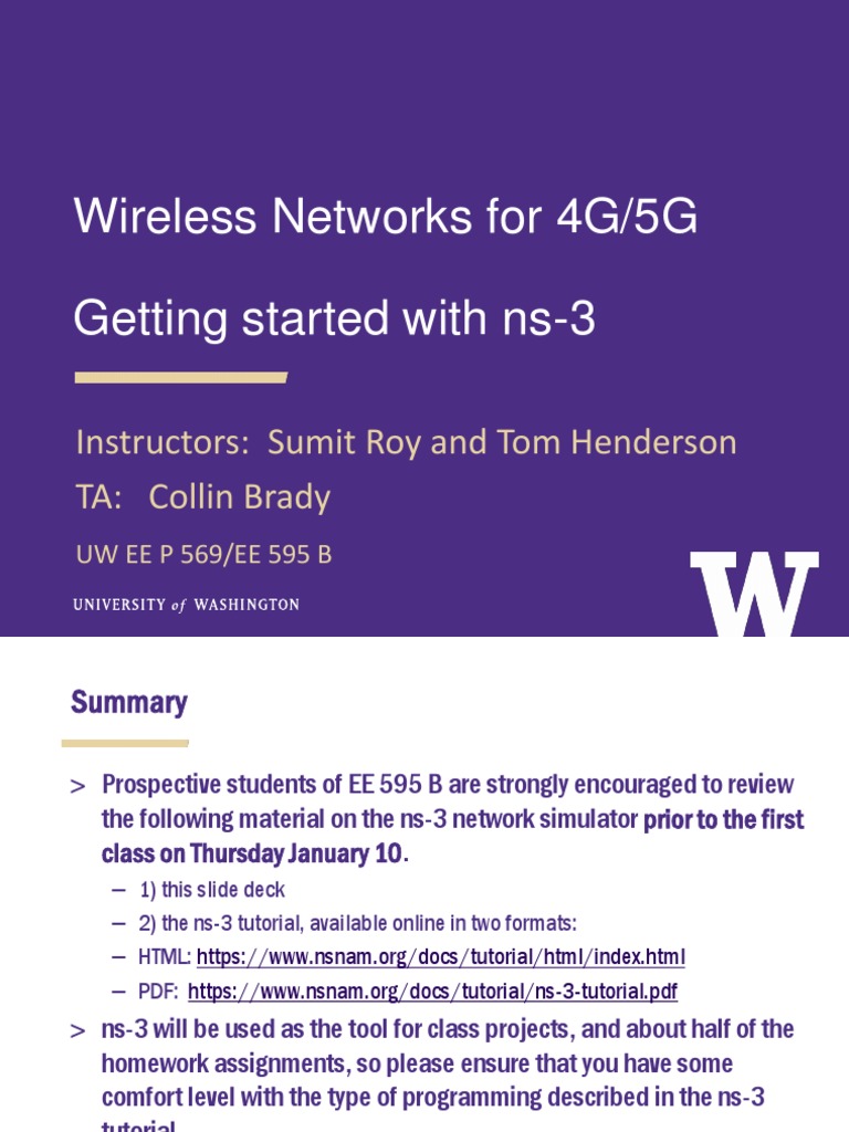 Getting Started With ns-3 | PDF | Linux | Wi Fi
