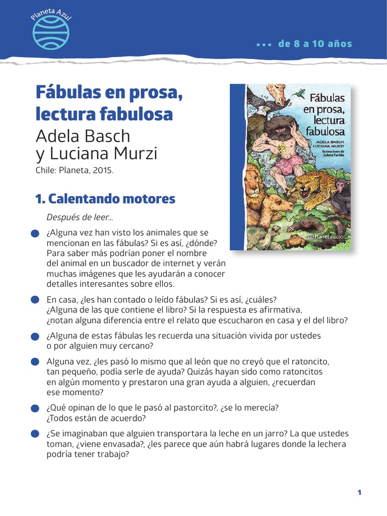 Fabulas en Prosa c2 | PDF | Fábula | Publicación