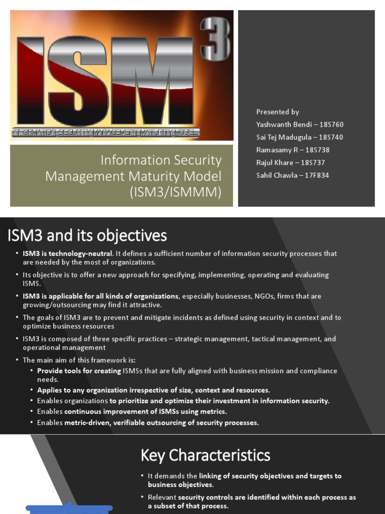Information Security Maturity Model | PDF | Information Security | Itil