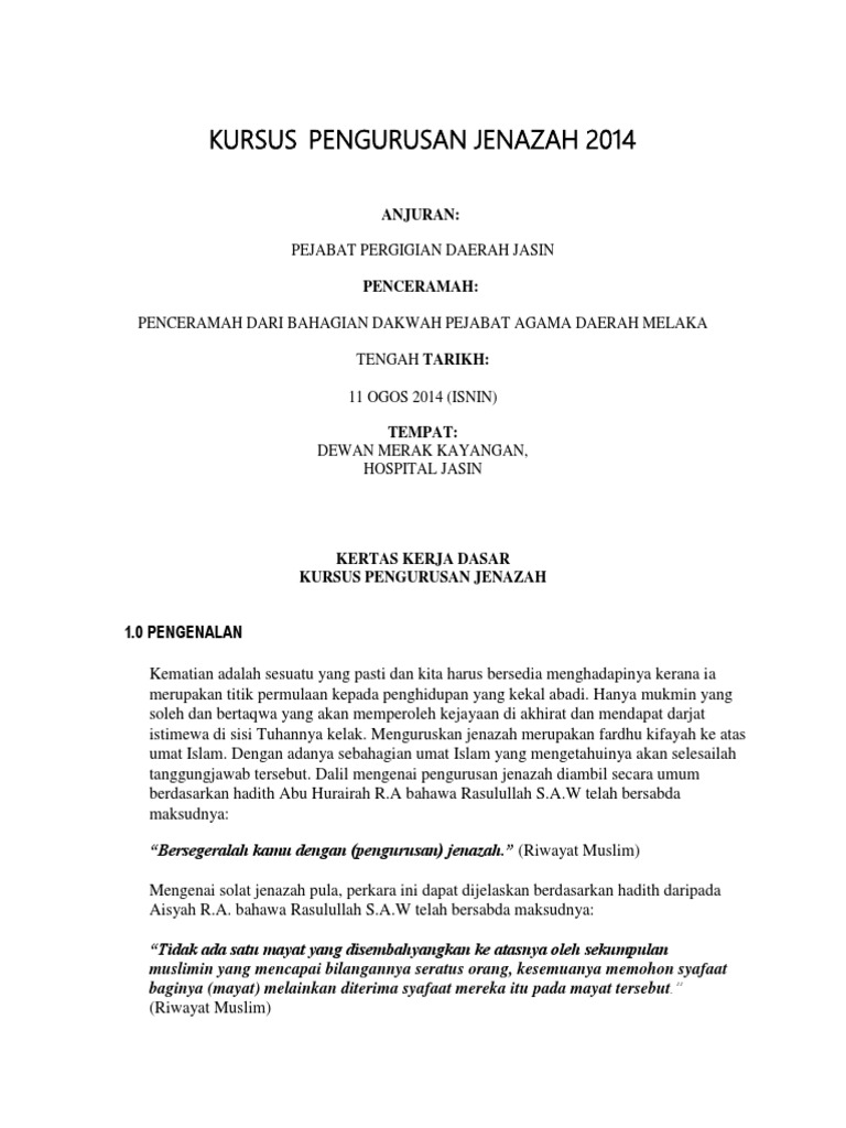 Contoh KK Jenazah 1 | PDF