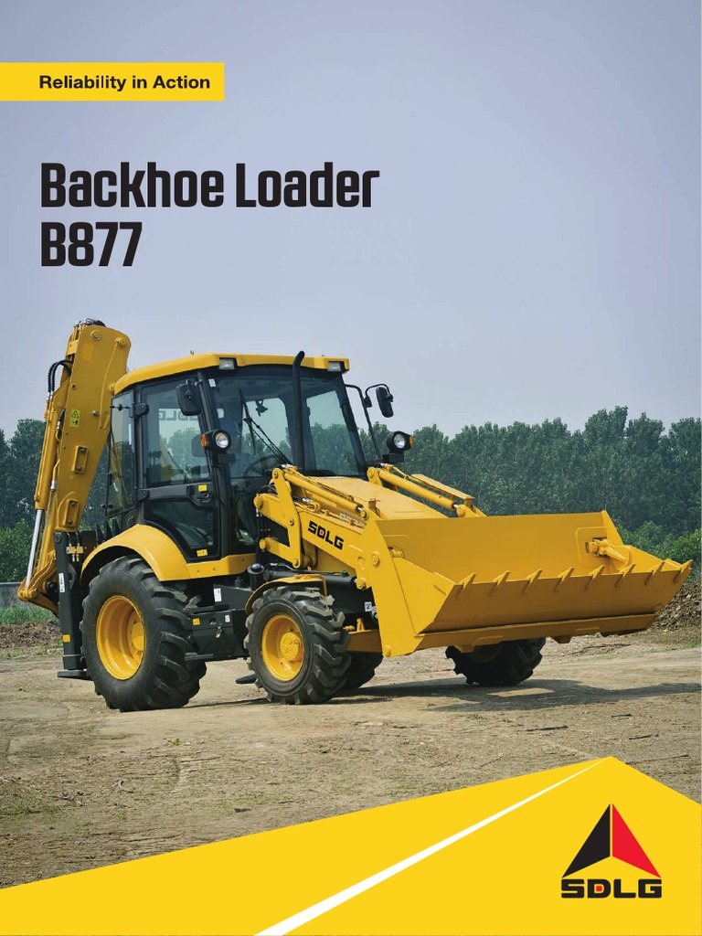 Backhoe Loader B877 | PDF | Loader (Equipment) | Transmission (Mechanics)