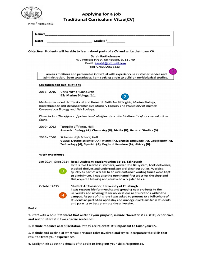 Applying For A Job | PDF